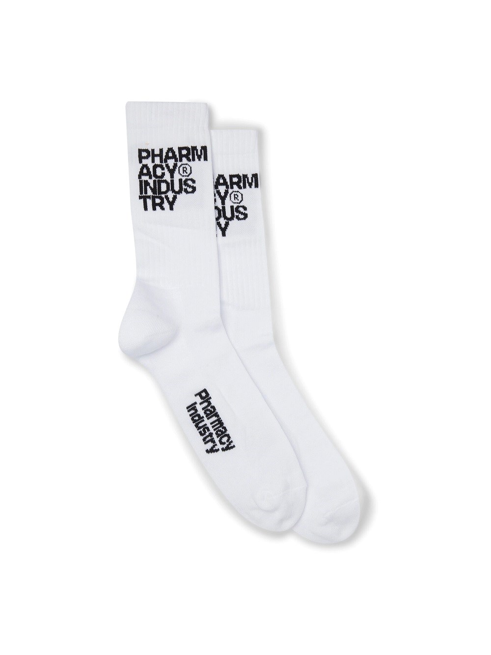 Pharmacy Industry Man White Socks With Black Logo | ModeSens